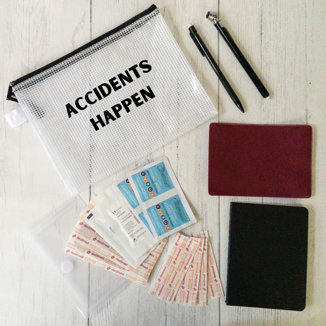 Accident Happen/Oh $hit Kit Car Kit – Lily Blue Wish